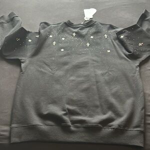 Chrome Hearts | Sweaters | Chrome Hearts Size Xl Black Sweater With ...
